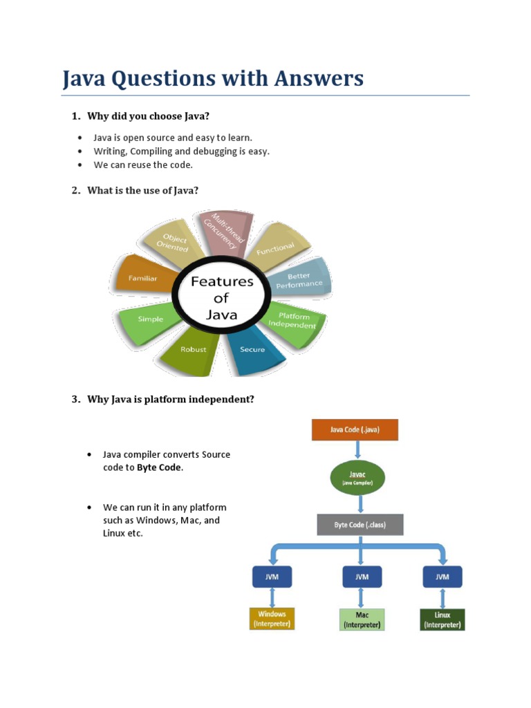 Java Interview Questions With Answers Pdf Method Computer Programming Inheritance