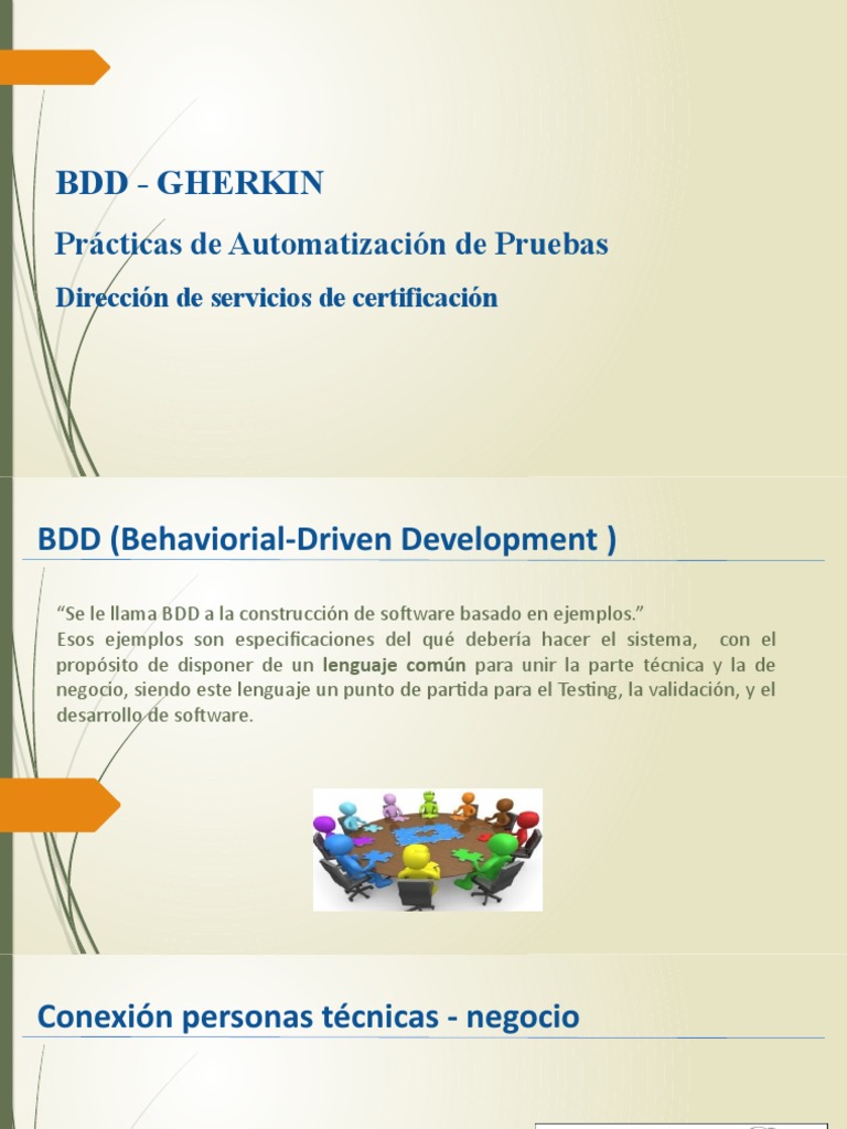 BDD Gherkin | PDF | Lenguaje de programación | Software