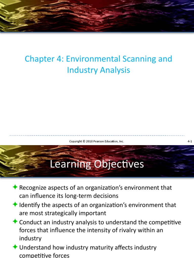 Chapter 4 - Environmental Scanning & Industry Analysis | PDF | Supply Chain | Economies