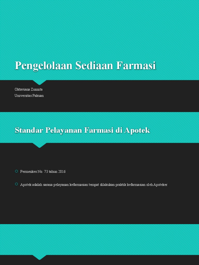 P4 - 21-Perencanaan Dan Pengadaan Sediaan Farmasi | PDF