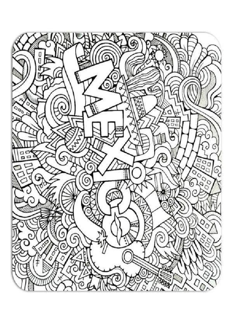 Mexico Colorear | PDF