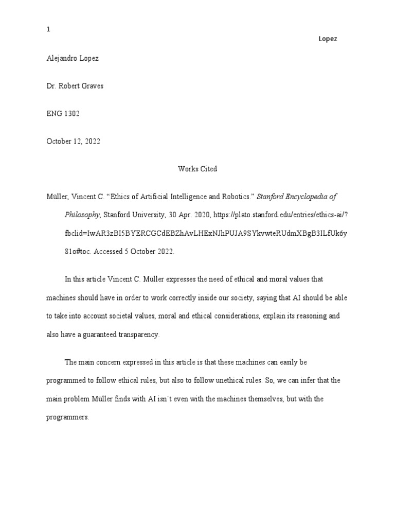 Draft Project 3 | PDF | Artificial Intelligence | Intelligence (AI) & Semantics