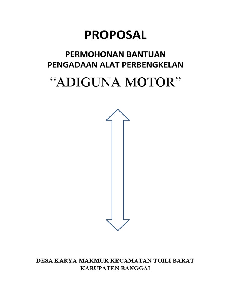 PROPOSAL Adiguna Motor | PDF