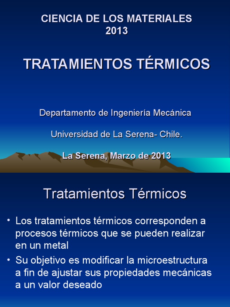 Tratamientos Térmicos - 1 | PDF