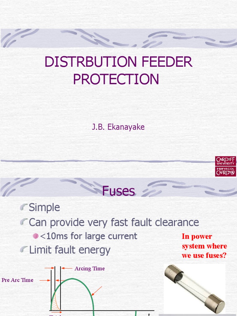 Distribution Feeder Protection | PDF | Fuse (Electrical) | Relay