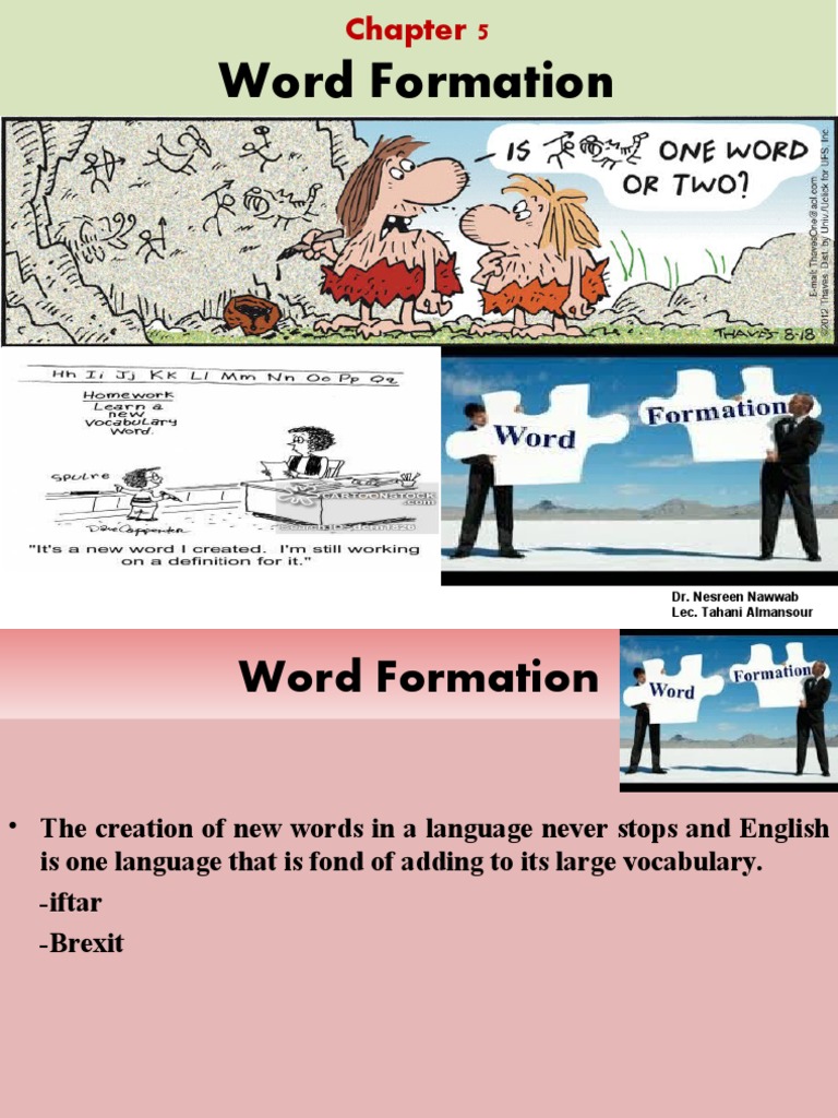 Ch. 5 Word Formation Online 2nd Term 20-21 | PDF | English Language | Acronym