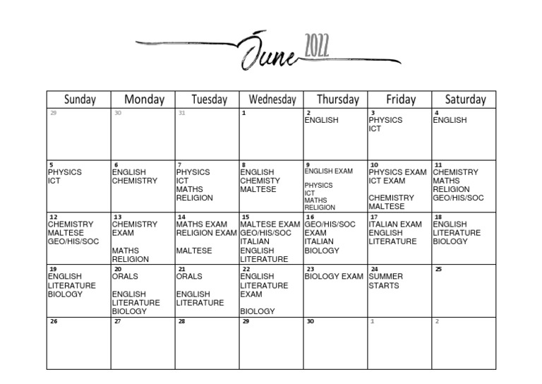 Study Timetable | PDF | Science & Mathematics