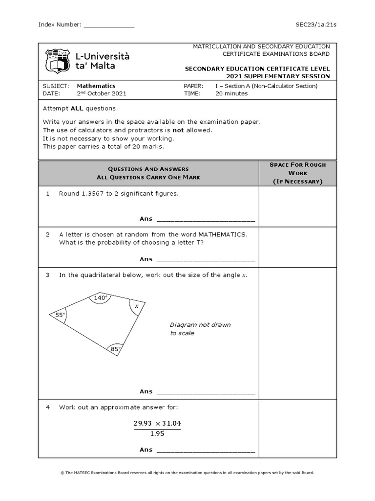 Sec Maths Pdf Litre Triangle