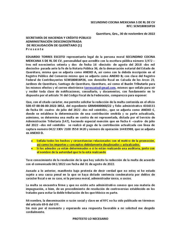 Reducción Multa SAT | PDF | Gobierno | Justicia