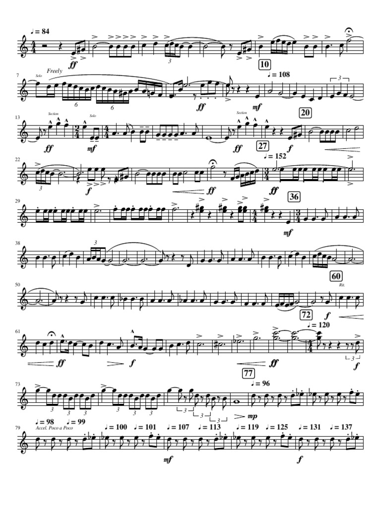 3 Freely: Accel. Poco A Poco | PDF