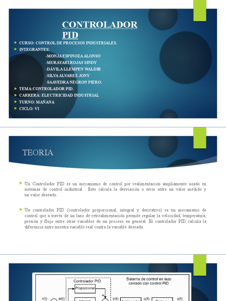 Controlador PID en Procesos Industriales | PDF
