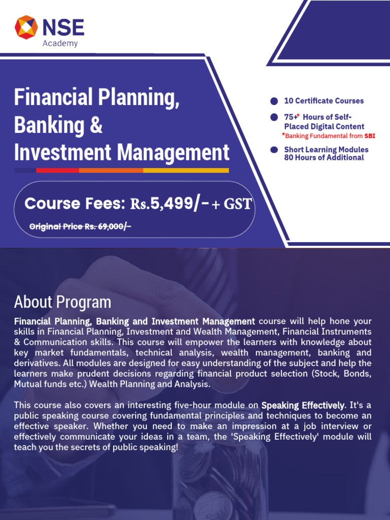 Financial Planning Banking & Investment Management | PDF | Derivative ...