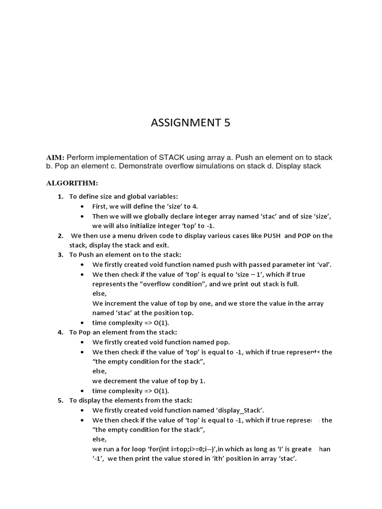 D1 224016 Assignment 5 | PDF | Subroutine | Computer Science D1 224016 Assignment 5 | PDF | Subroutine | Computer Science