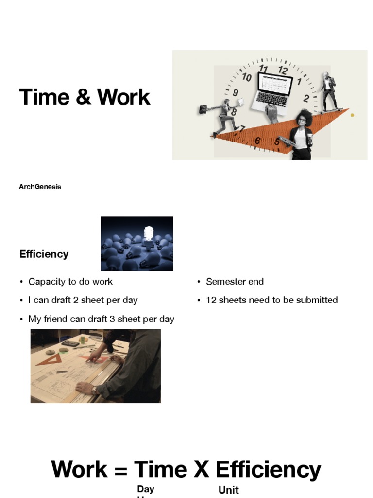 Mathematical Aptitude (Work & TIme) | PDF