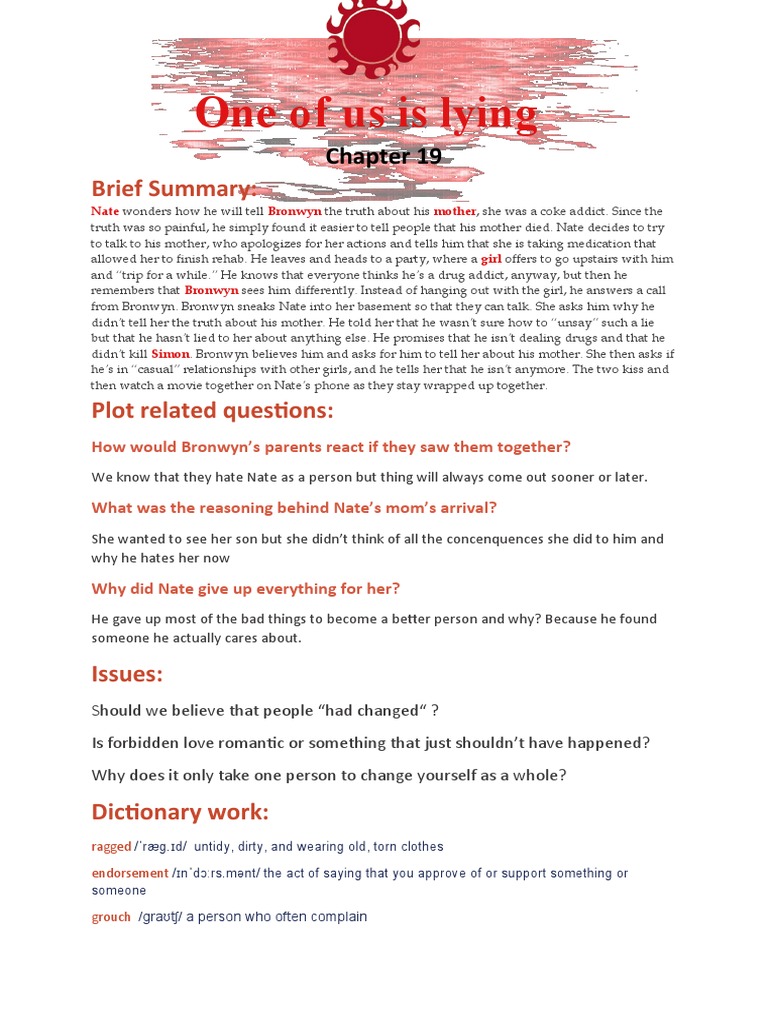 One of Us Is Lying 19 | PDF | Self-Improvement