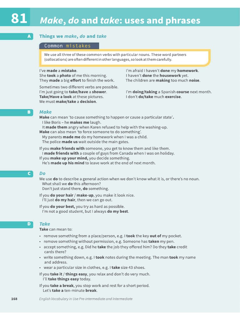Make Do Take Ex | PDF