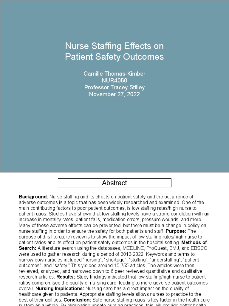 Poster | PDF | Patient Safety | Nursing