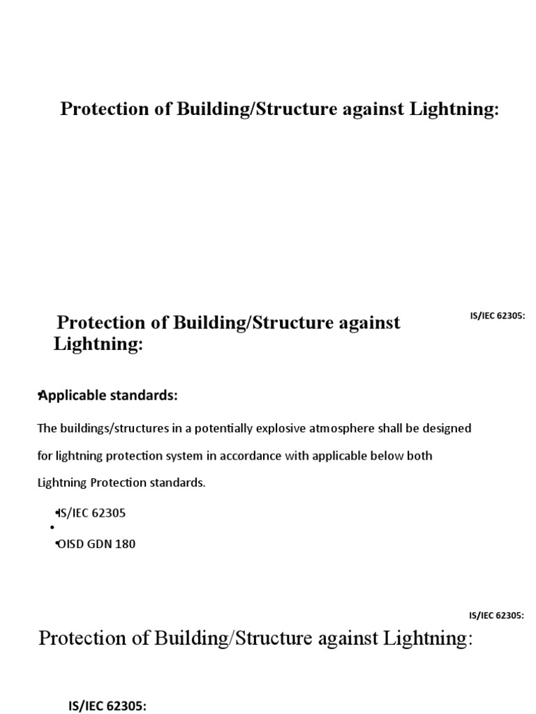 Iec62305 General | PDF | Lightning | Risk