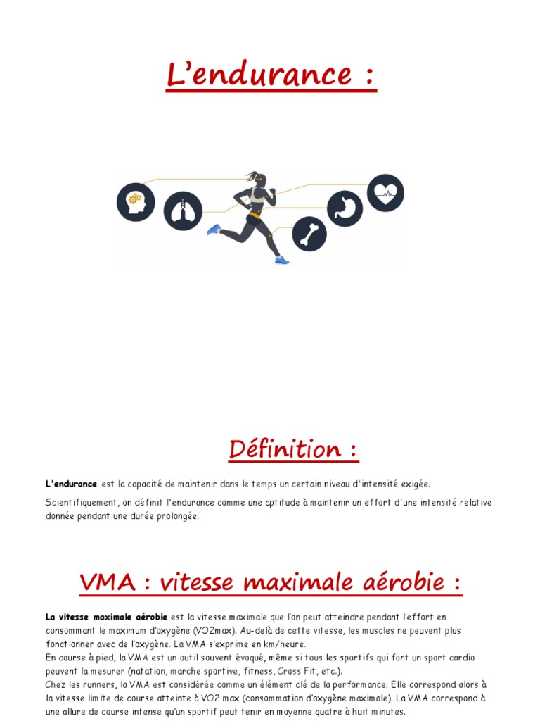L'endurance | PDF