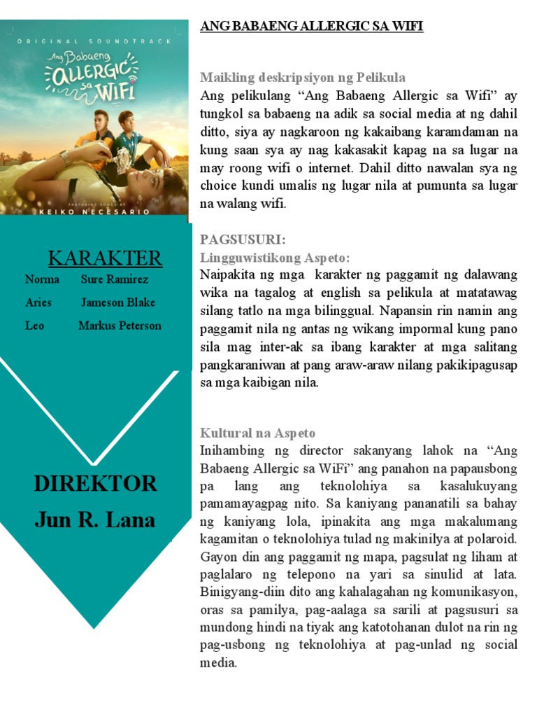 ANG BABAENG Allergic Sa Wifi | PDF
