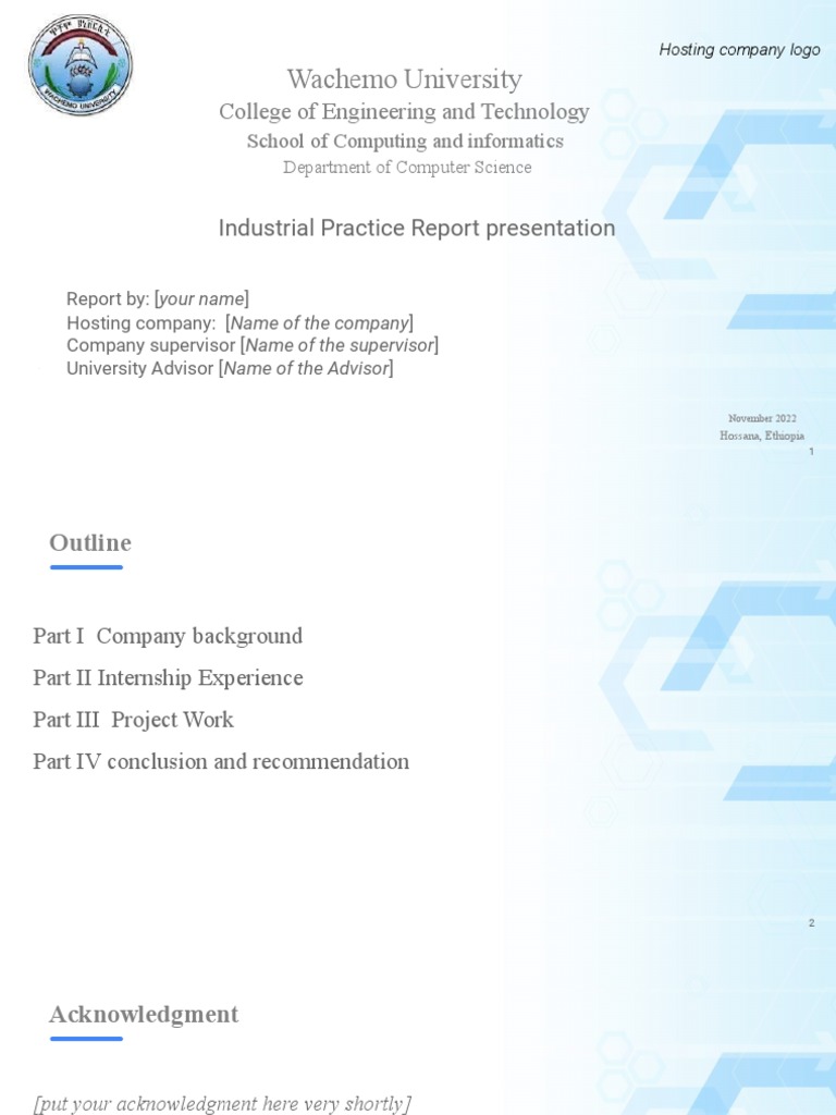 Internship Report: Computer Science Insights | PDF