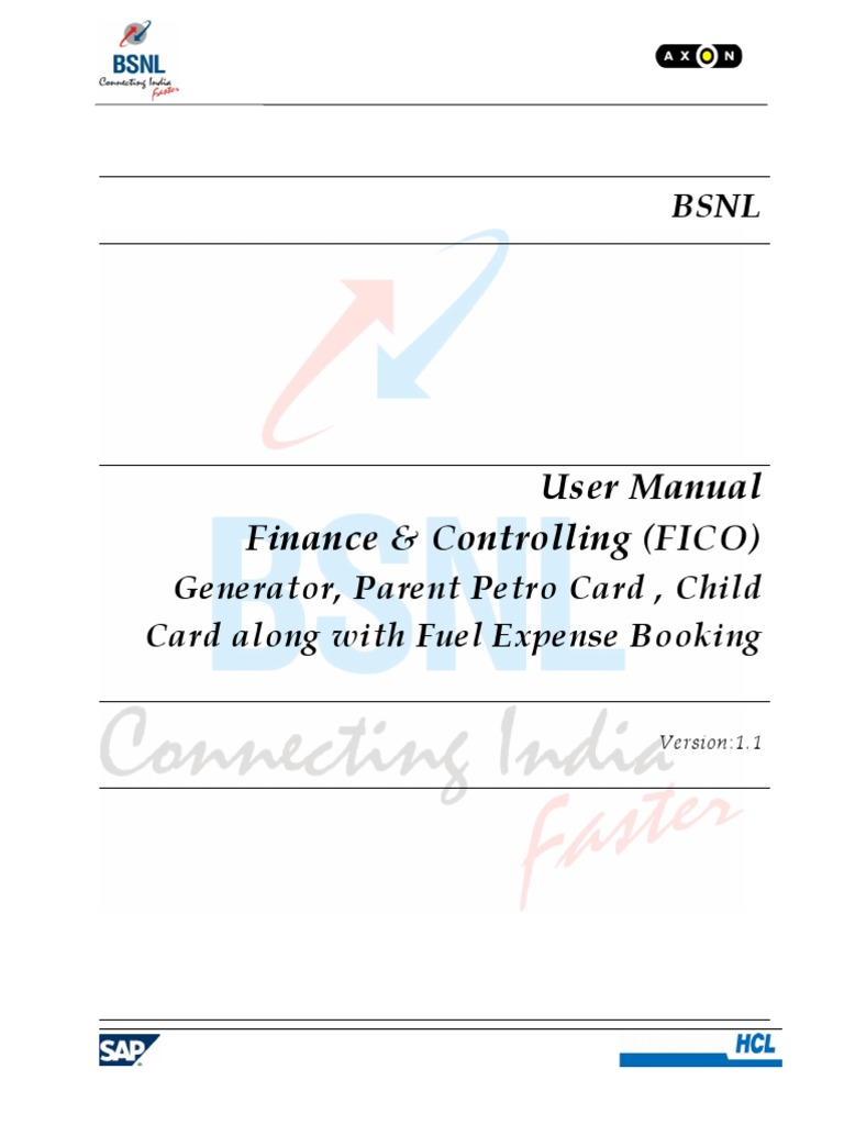 Petro Card Expense Booking Guide | PDF | Button (Computing) | Business ...