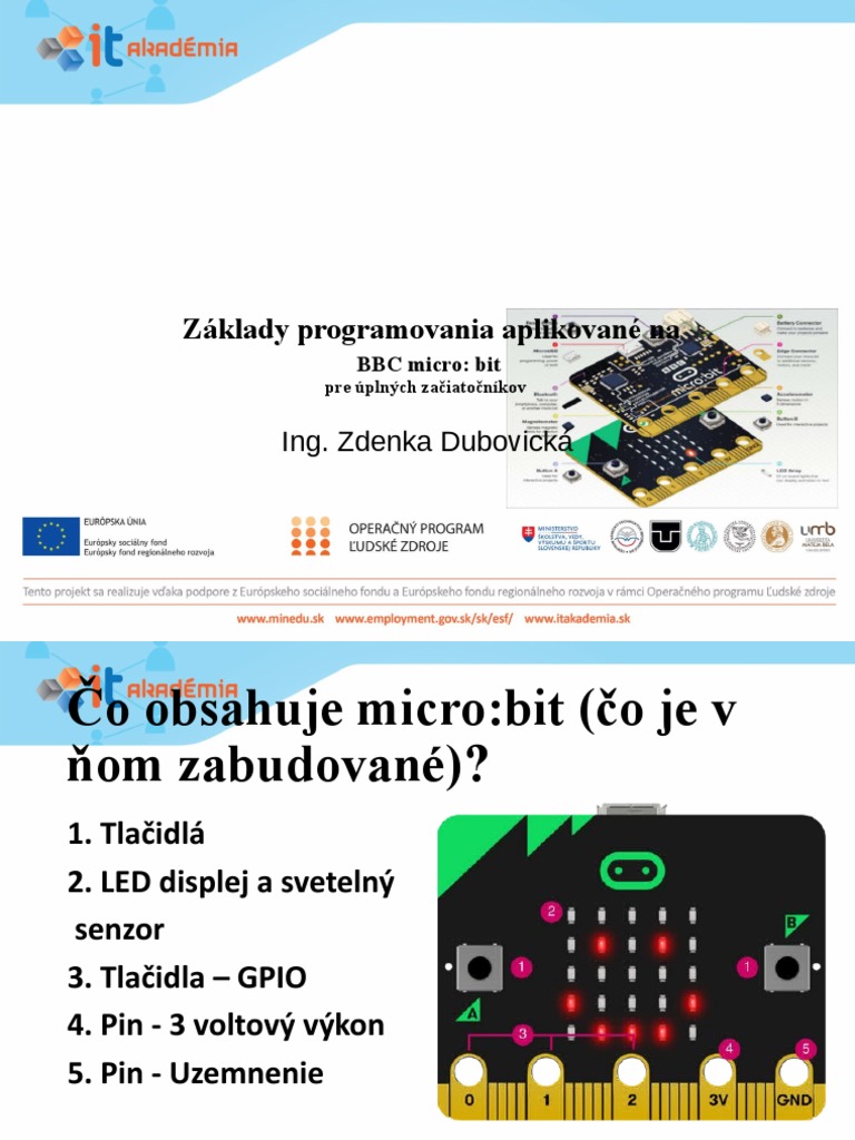 Dubovická Microbit | PDF