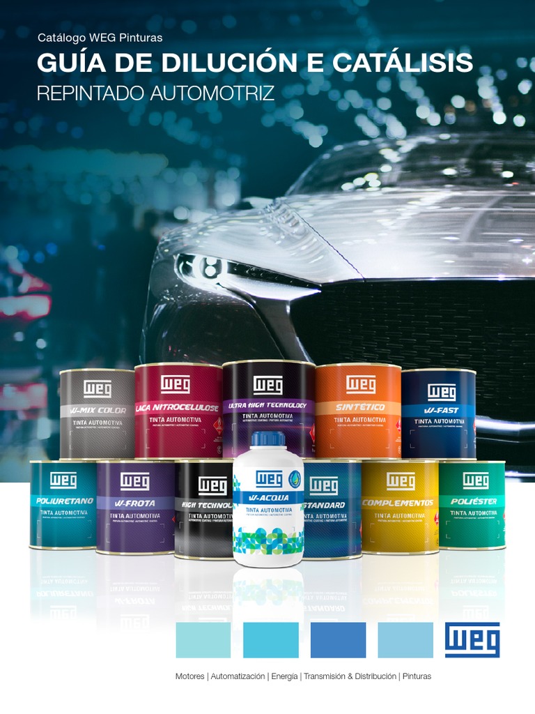 WEG Pinturas Gu A de Diluci N y Cat Lisis 50051645 Catalogo Es | PDF | Catálisis | Procesos Quimicos