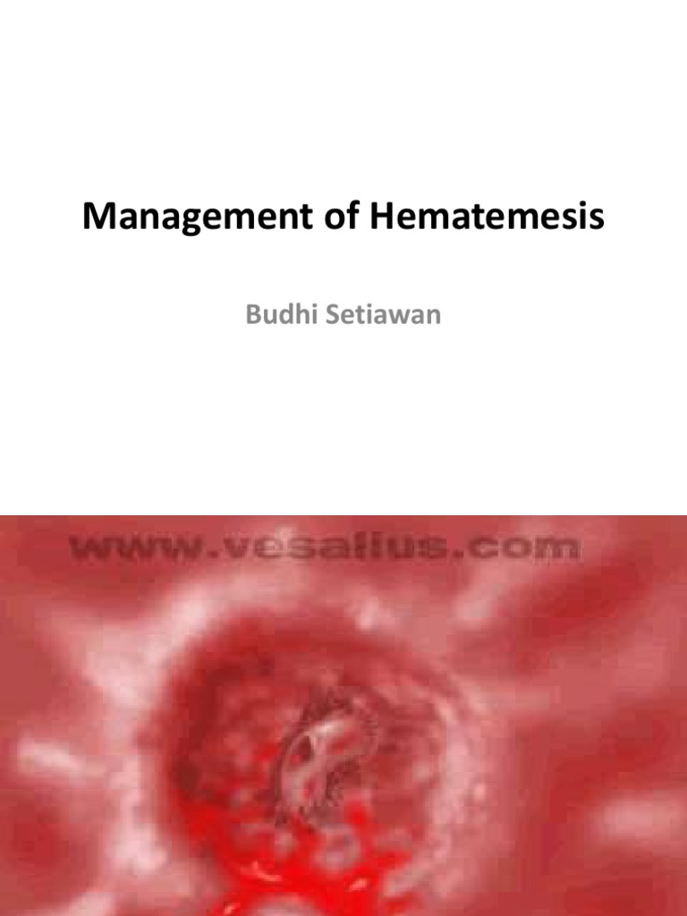 Management of Hematemesis | Bleeding | Diseases And Disorders