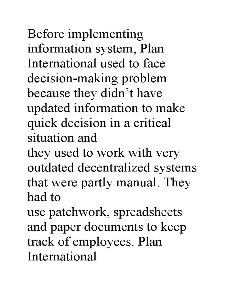 Mis Assignment Usama Hafeez - Case Study 3 | Download Free PDF | Human Resources | Human ...