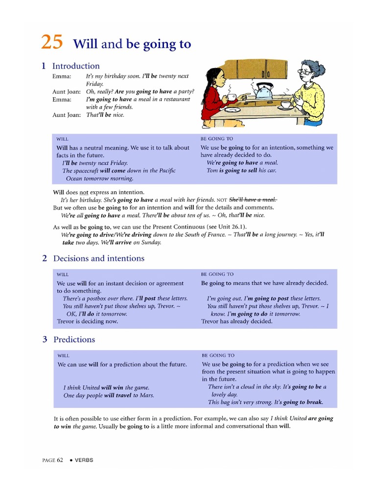 The Future With Will and Going To | PDF