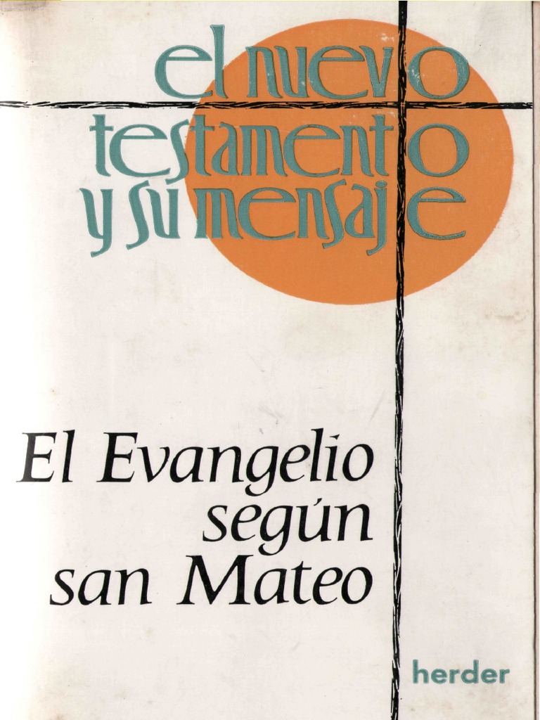 Evangelio Segün San Mateo | PDF | Jesús | Parábolas de Jesús