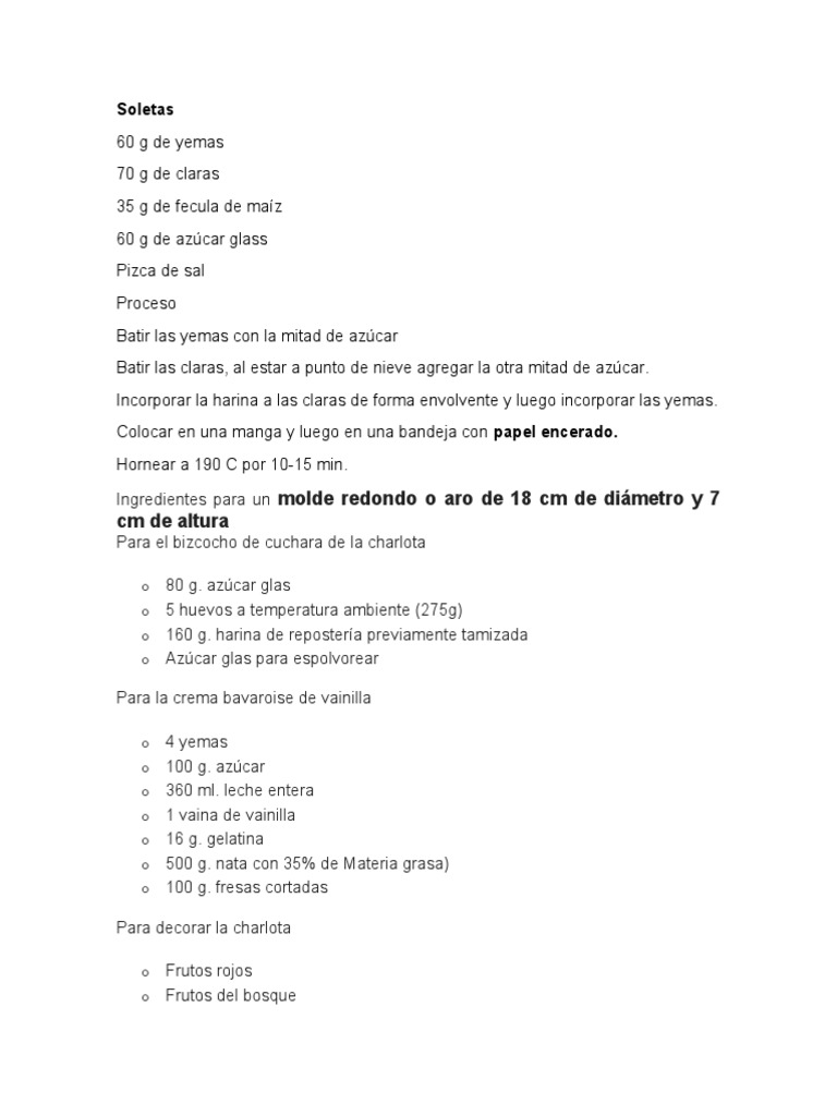 Carlota e Invertido | PDF | Cocina | Cocinando