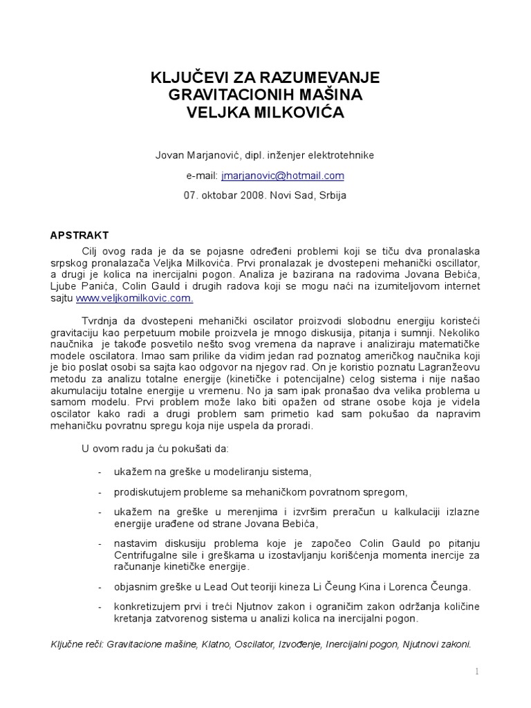 Veljko Milkovic Two Stage | PDF