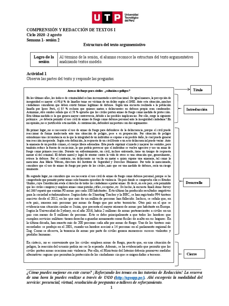 S01-s2-Material Comprención de Textos. | PDF