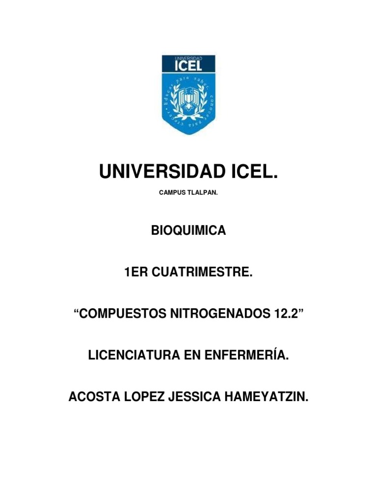 Universidad Icel.: Bioquimica | PDF | Biología | Biotecnología
