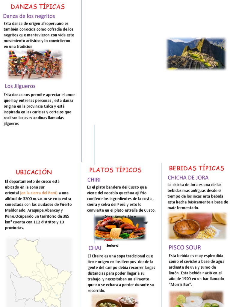 TRIPTICO Cusco 22222222222222 | PDF