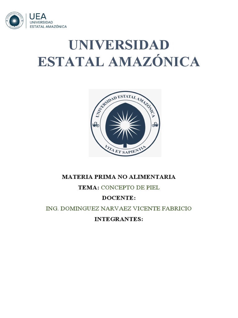 Universidad Estatal Amazónica | PDF