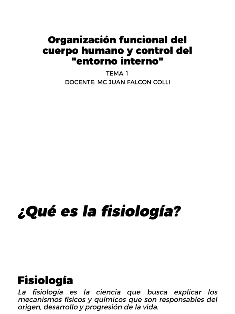 Funcionamiento Del Cuerpo Humano y Control Del Equilibrio FFFF | PDF