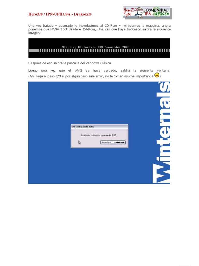 Manual ERD Commander v2005 | PDF | Archivo de computadora | Microsoft ... Manual ERD Commander v2005 | PDF | Archivo de computadora | Microsoft ...