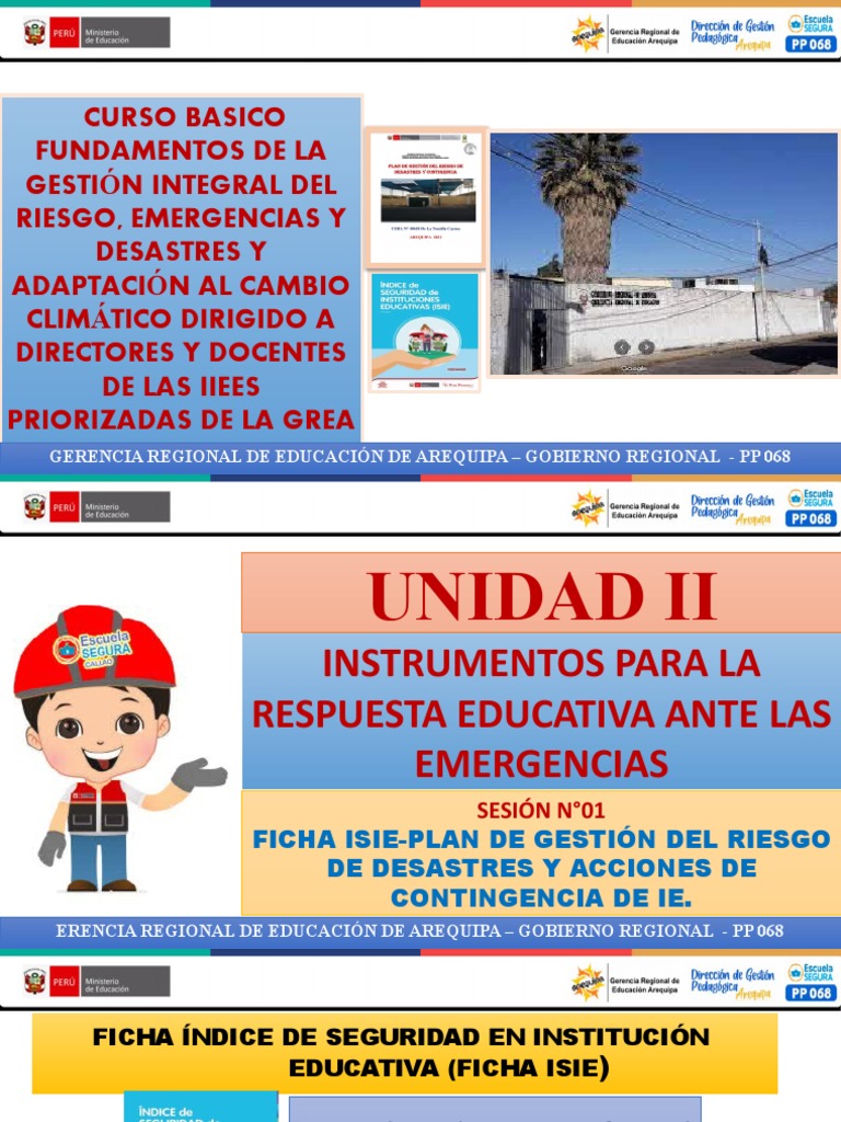 Sesión #1 Ficha ISIE Plan GRD | PDF | Riesgo | Evaluación