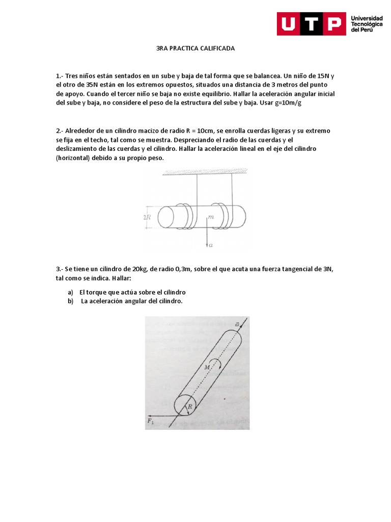 3ra Practica Calificada | PDF