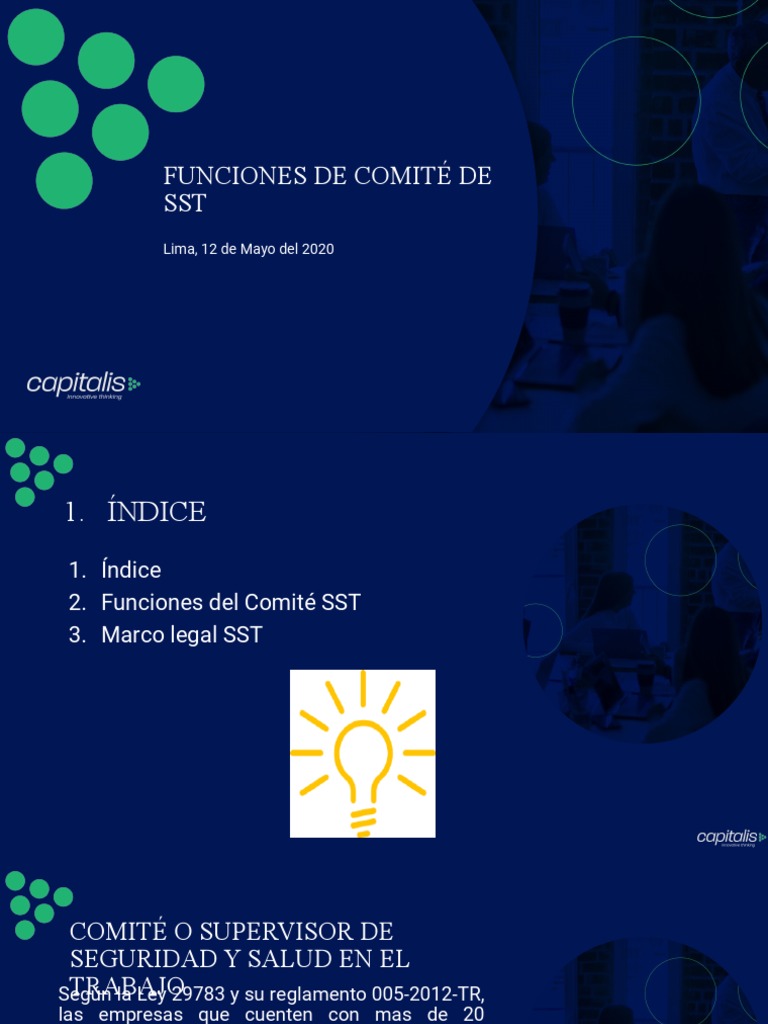 Capitalis- Funciones de Comité de SST | PDF | Ciencias de la Salud | Especialidades Medicas