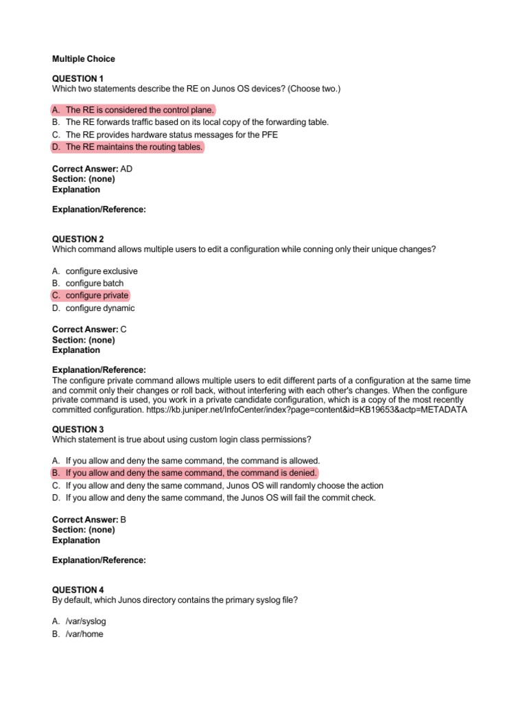JN0 104 | PDF | Routing | Ip Address
