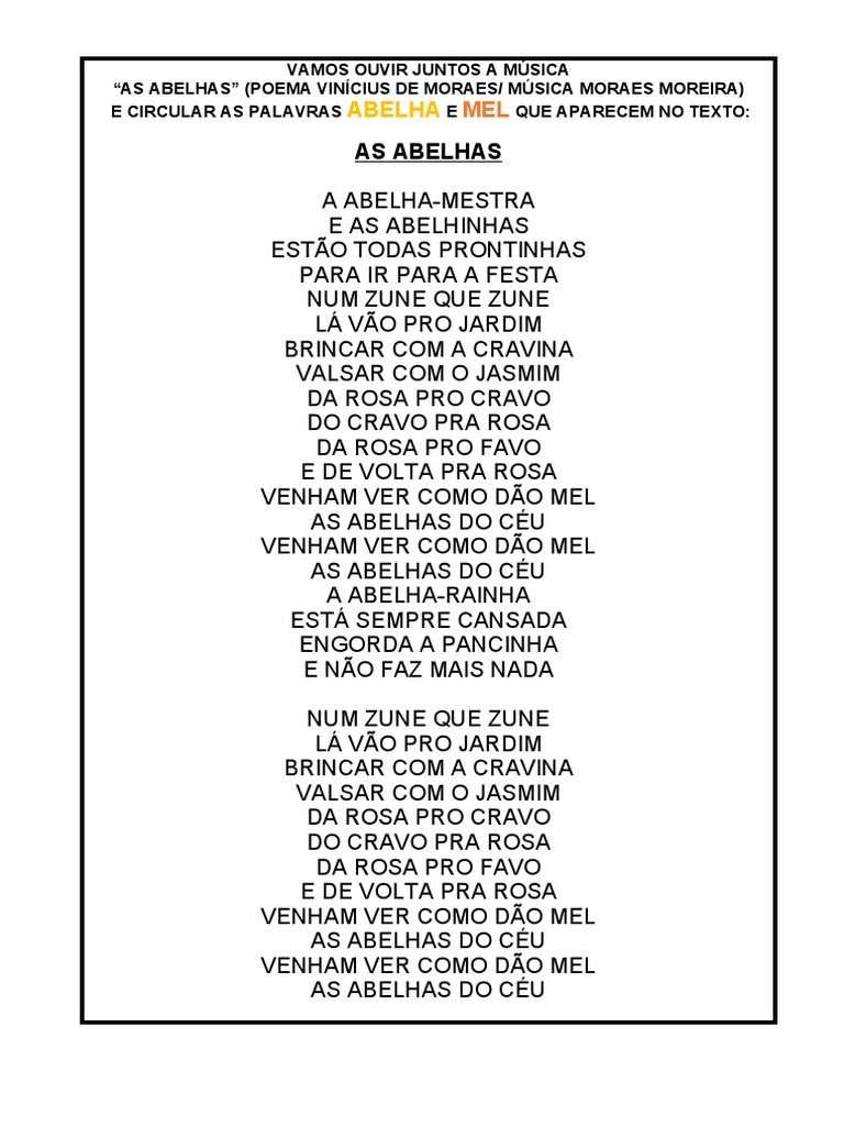 Sequencia Abelhas 1 | PDF