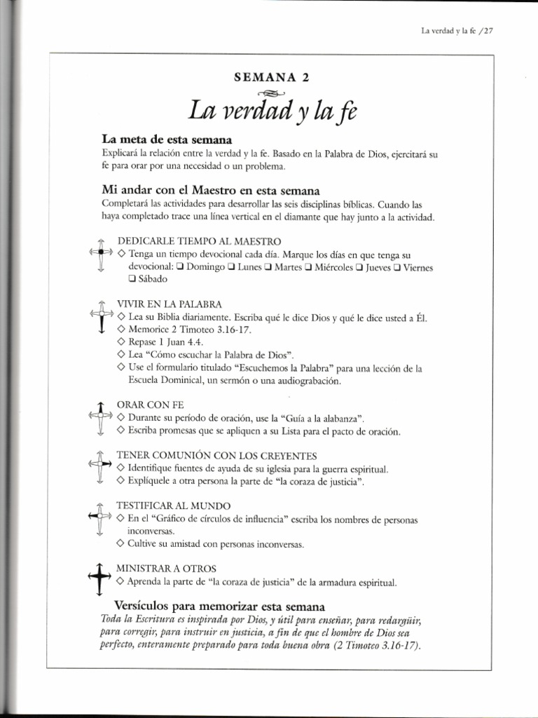 Vida Discipular 3 - Semana 2 | PDF