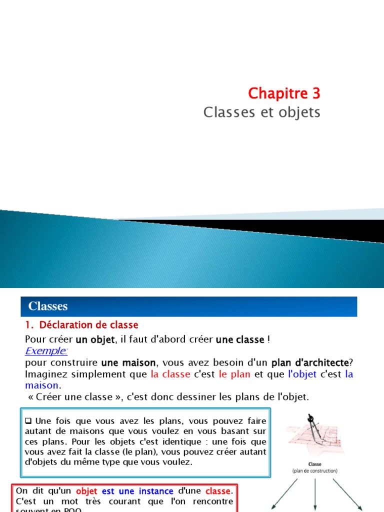 Chapitre 3 Cour C++ | PDF | Classe (informatique) | Constructeur (programmation)