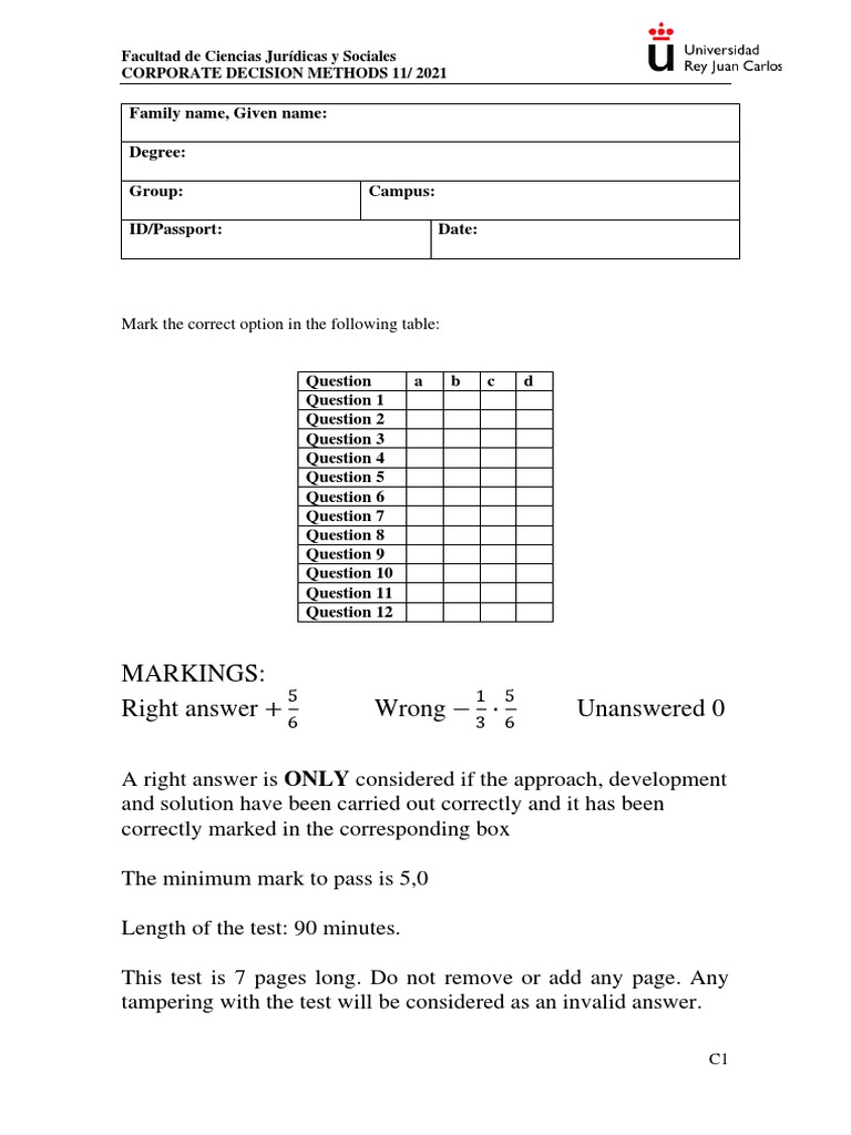 Mock | PDF | Applied Mathematics
