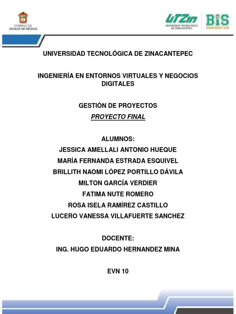 Proyecto Final | PDF | Videojuegos | Software