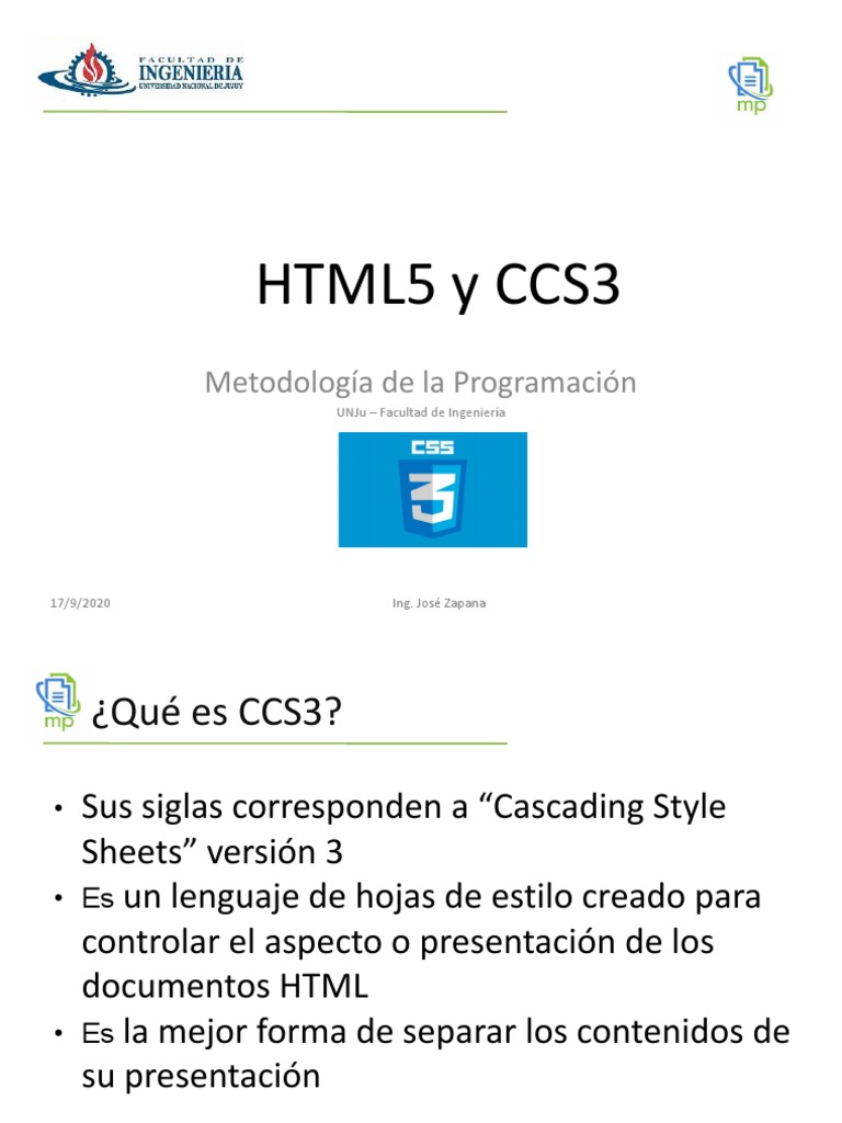 CSS3 | PDF | HTML | Edad de información